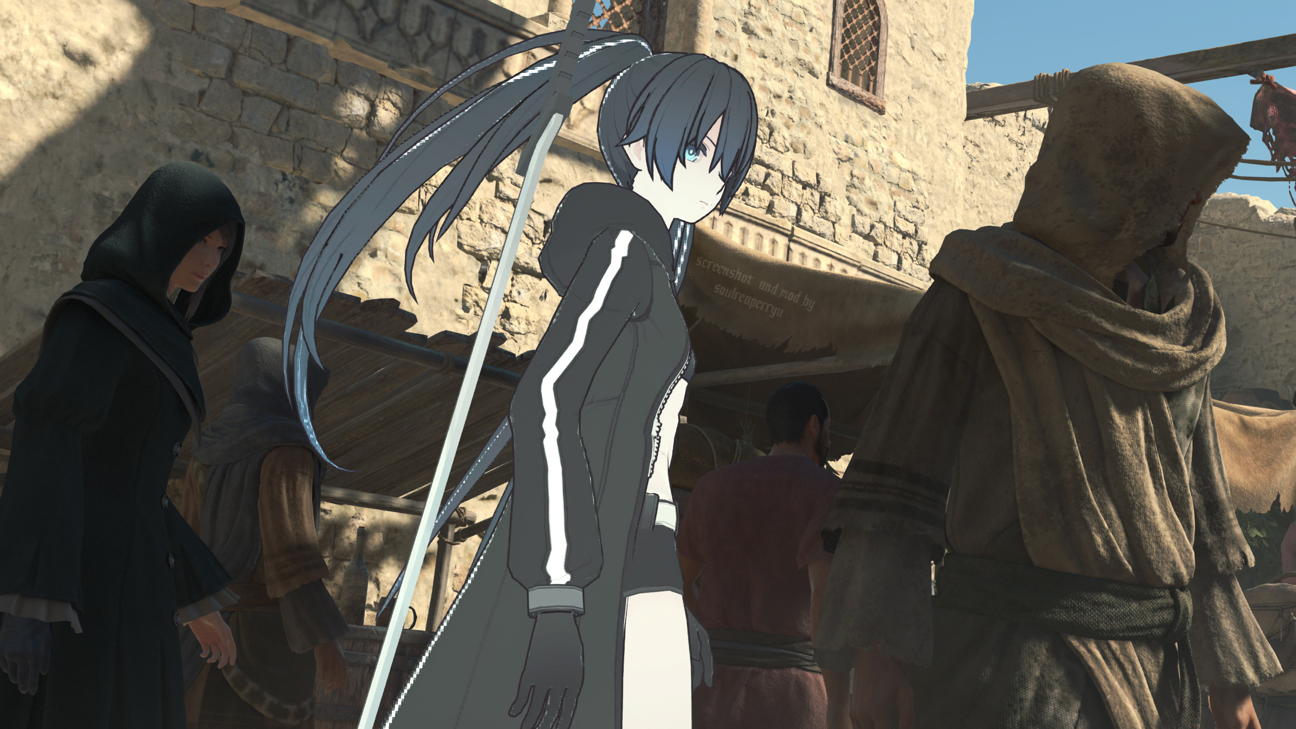 Black Rock Shooter Mod for Final Fantasy XVI | FFXVI Mods