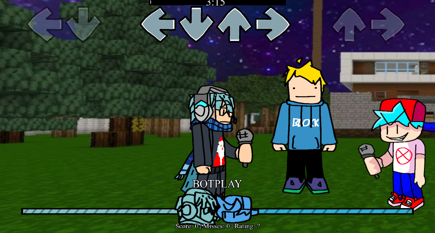 friday night funkin vs blockman go v2.0 Mod for Friday Night Funkin ...