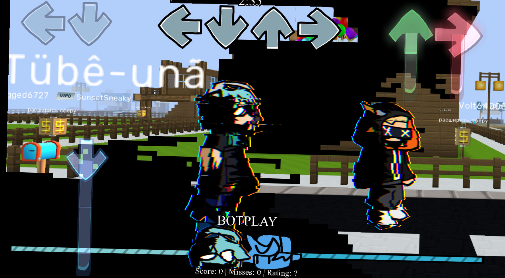 friday night funkin vs blockman go v2.0 Mod for Friday Night Funkin ...