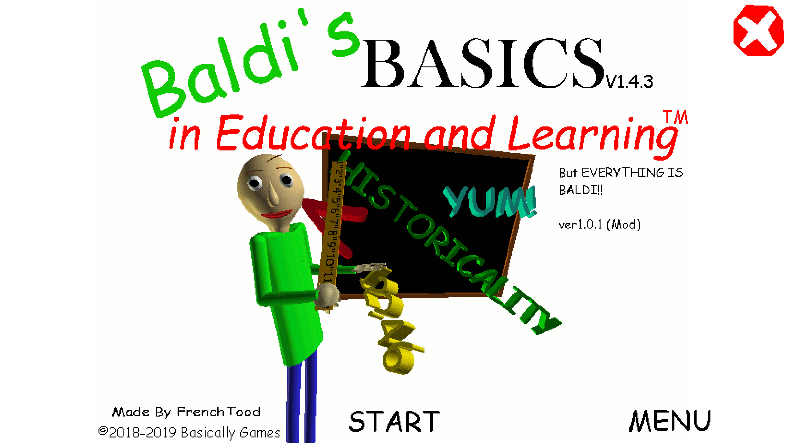BBIEAL But EVERYTHING Is Baldi! Mod for Baldi's Basics | Baldi Mods