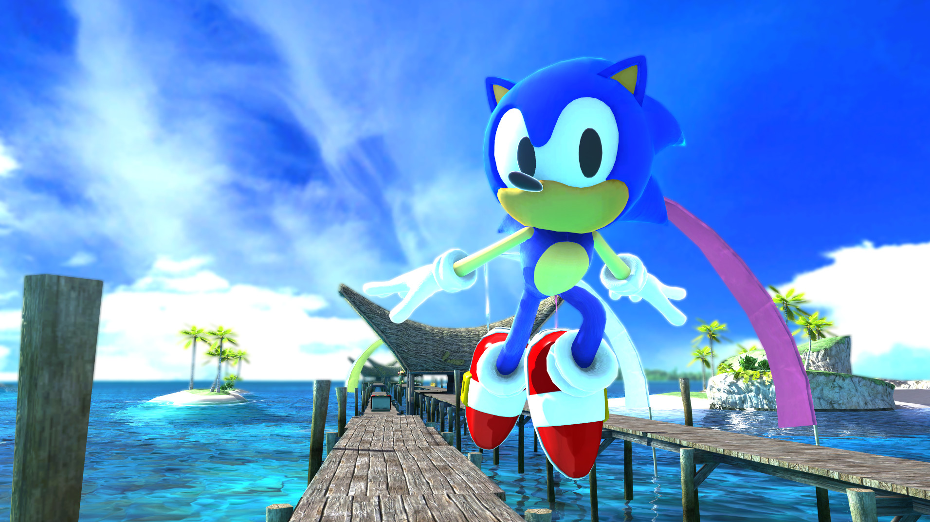 1-Up Head Sonic Mod for Unleashed Recompiled | UR Mods