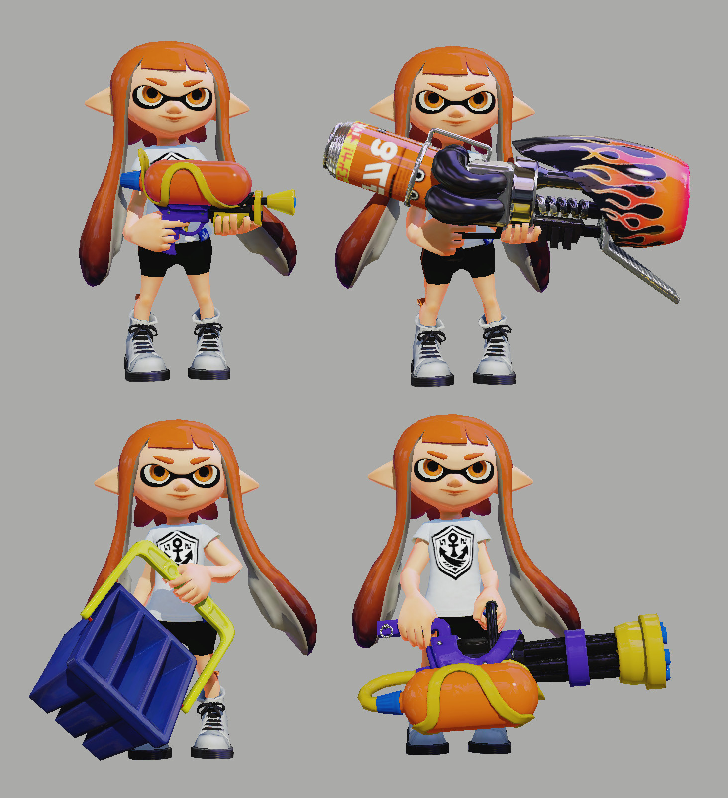 Splatoon 3 Weapon Model Backports Mod for Splatoon | Splatoon Mods