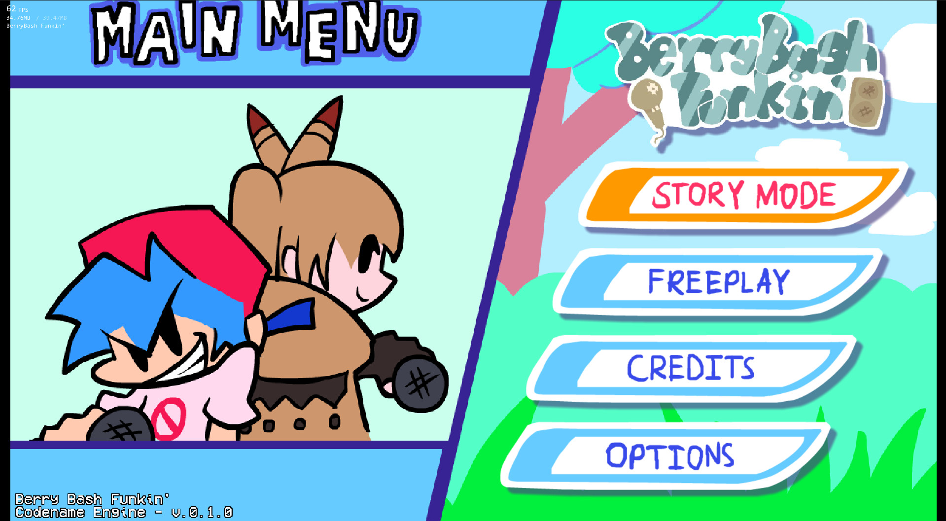 Berry Bash Funkin' (FNF: Vs. Nanashi Mumei V1) Mod for Friday Night ...