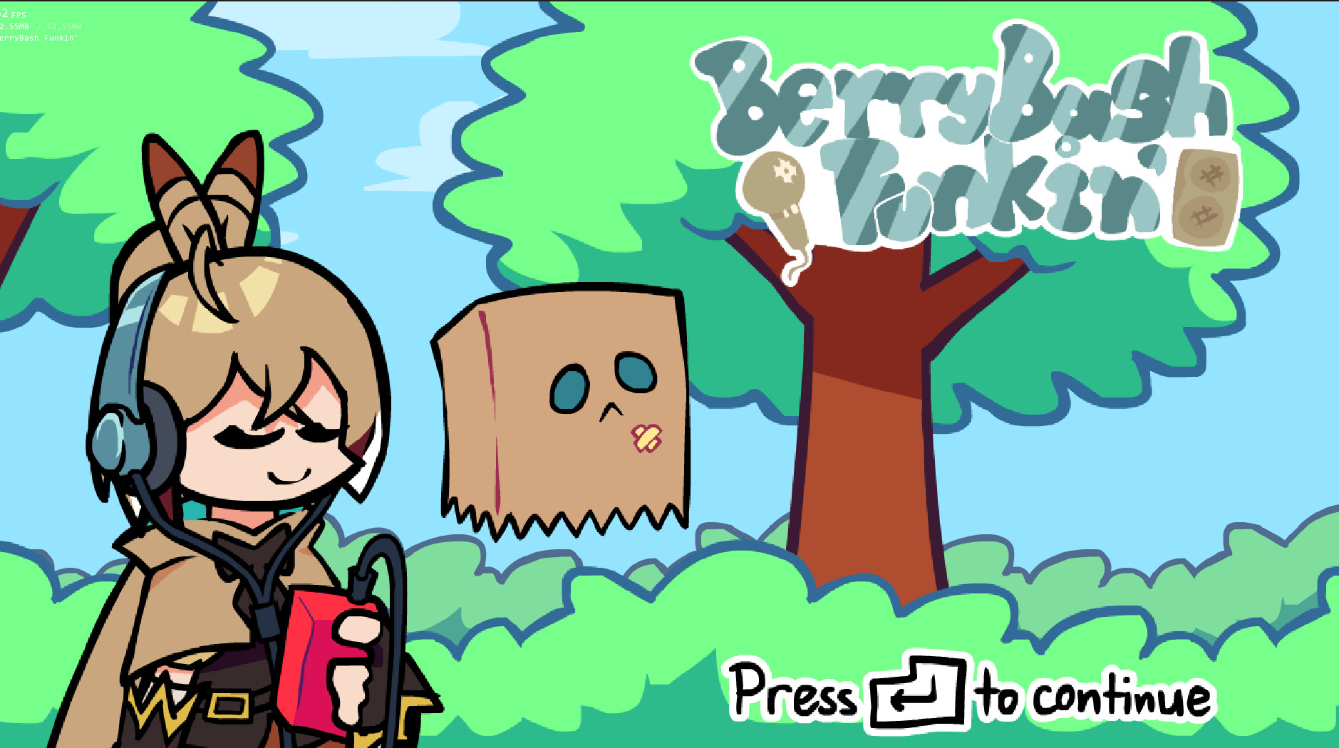 Berry Bash Funkin' (FNF: Vs. Nanashi Mumei V1) Mod for Friday Night ...