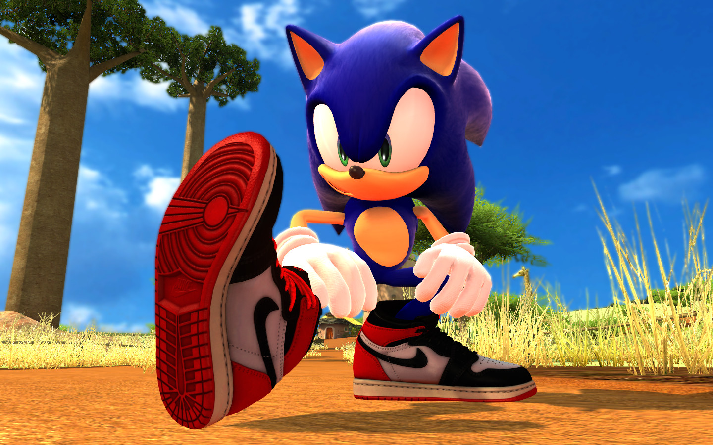 Fortnite Kicks for Sonic Mod for Unleashed Recompiled | UR Mods