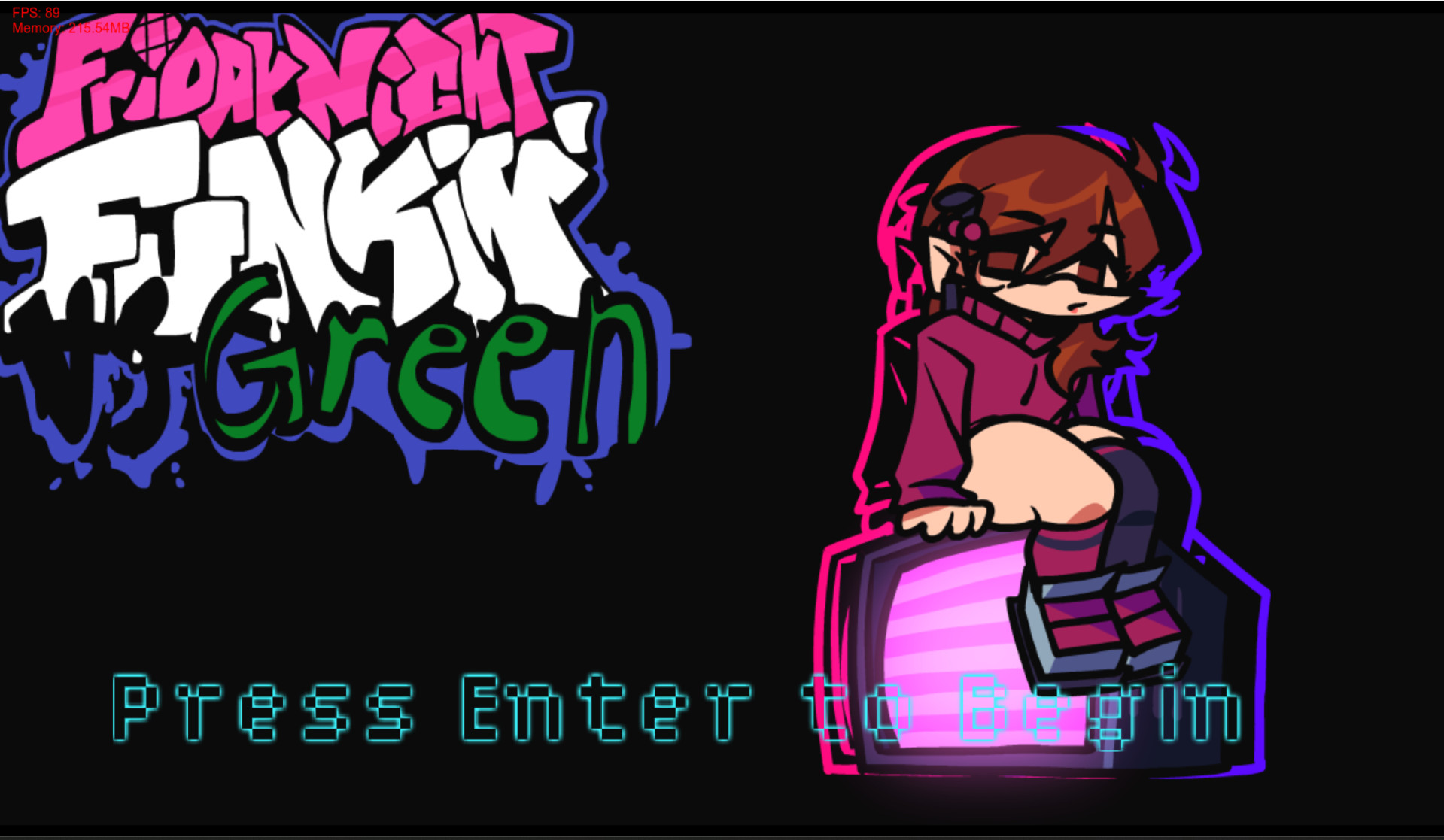 Vs. Green Mod for Friday Night Funkin' | FNF Mods