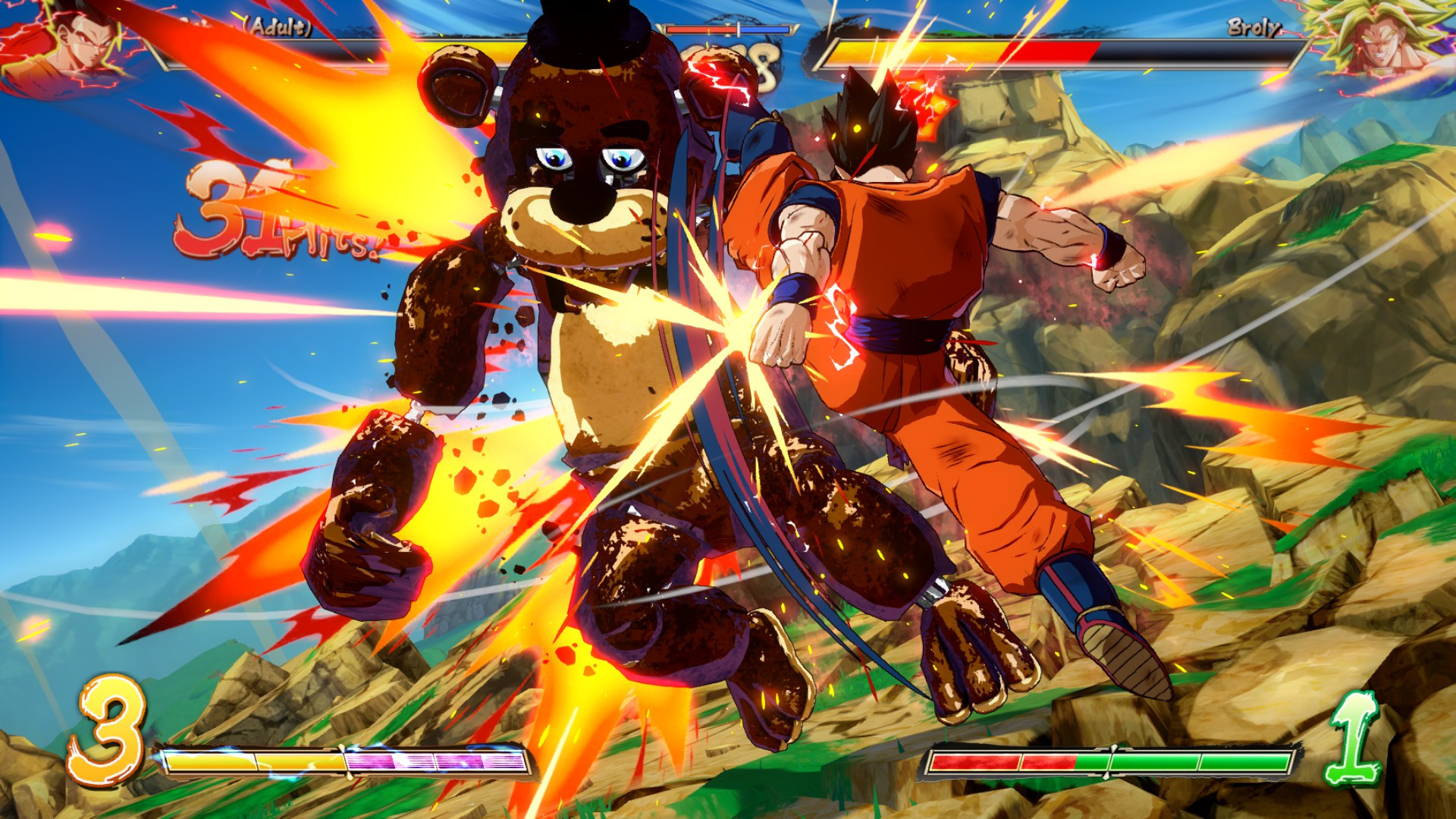 Freddy Fazbear Mod for Dragon Ball FighterZ | DB:FZ Mods