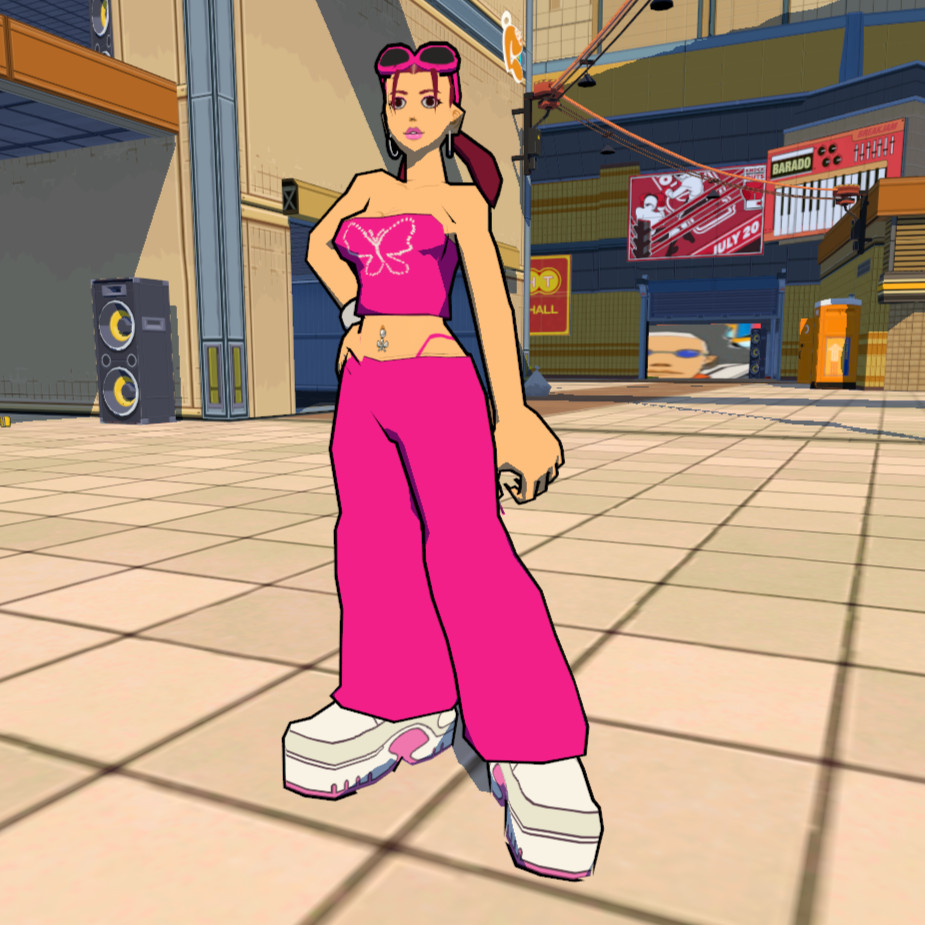 Y2K Shine Mod for Bomb Rush Cyberfunk | BRC Mods