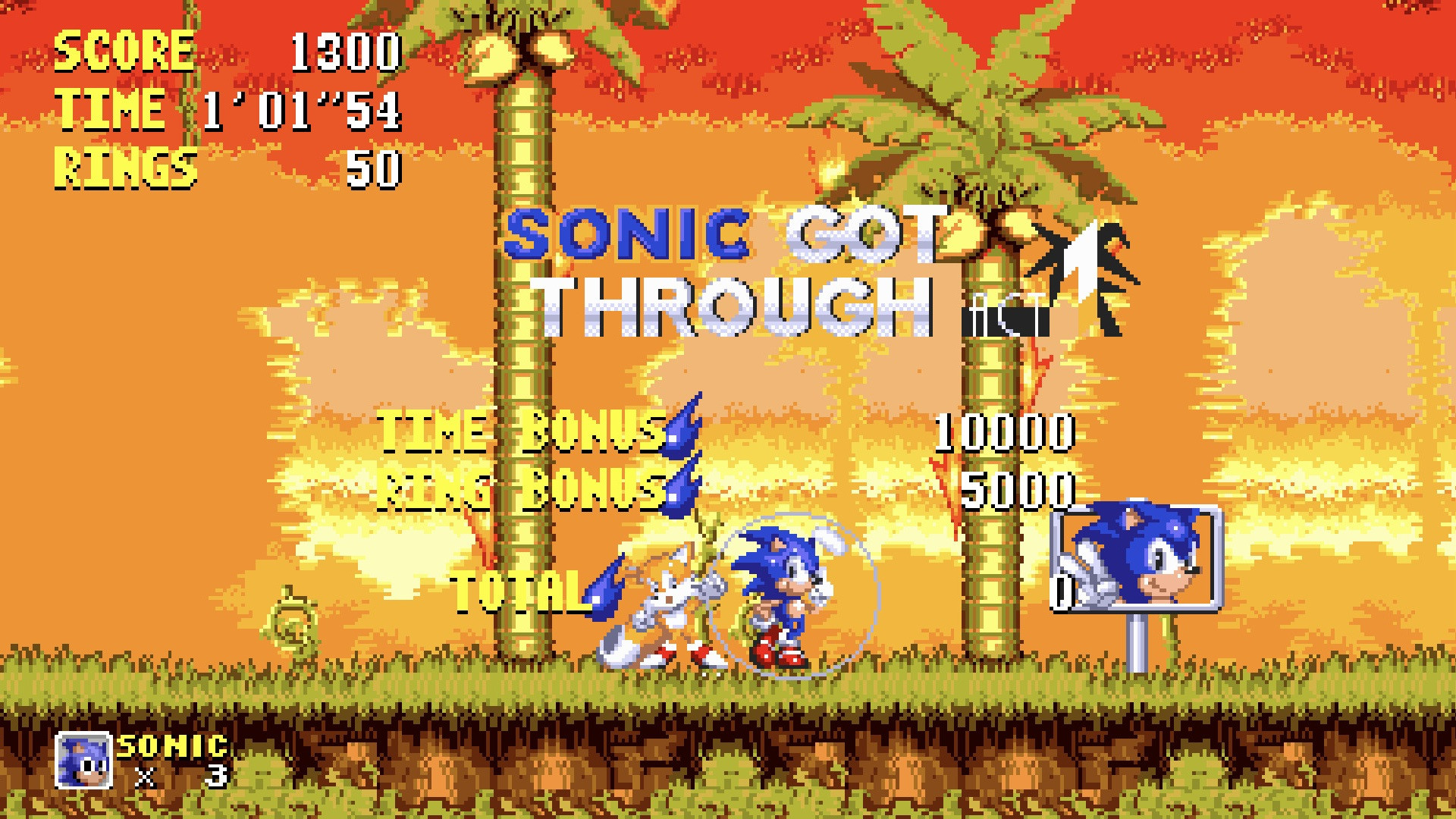 Genesis Styled Sonic Chaos HUD Mod for Sonic 3 A.I.R. | S3AIR Mods