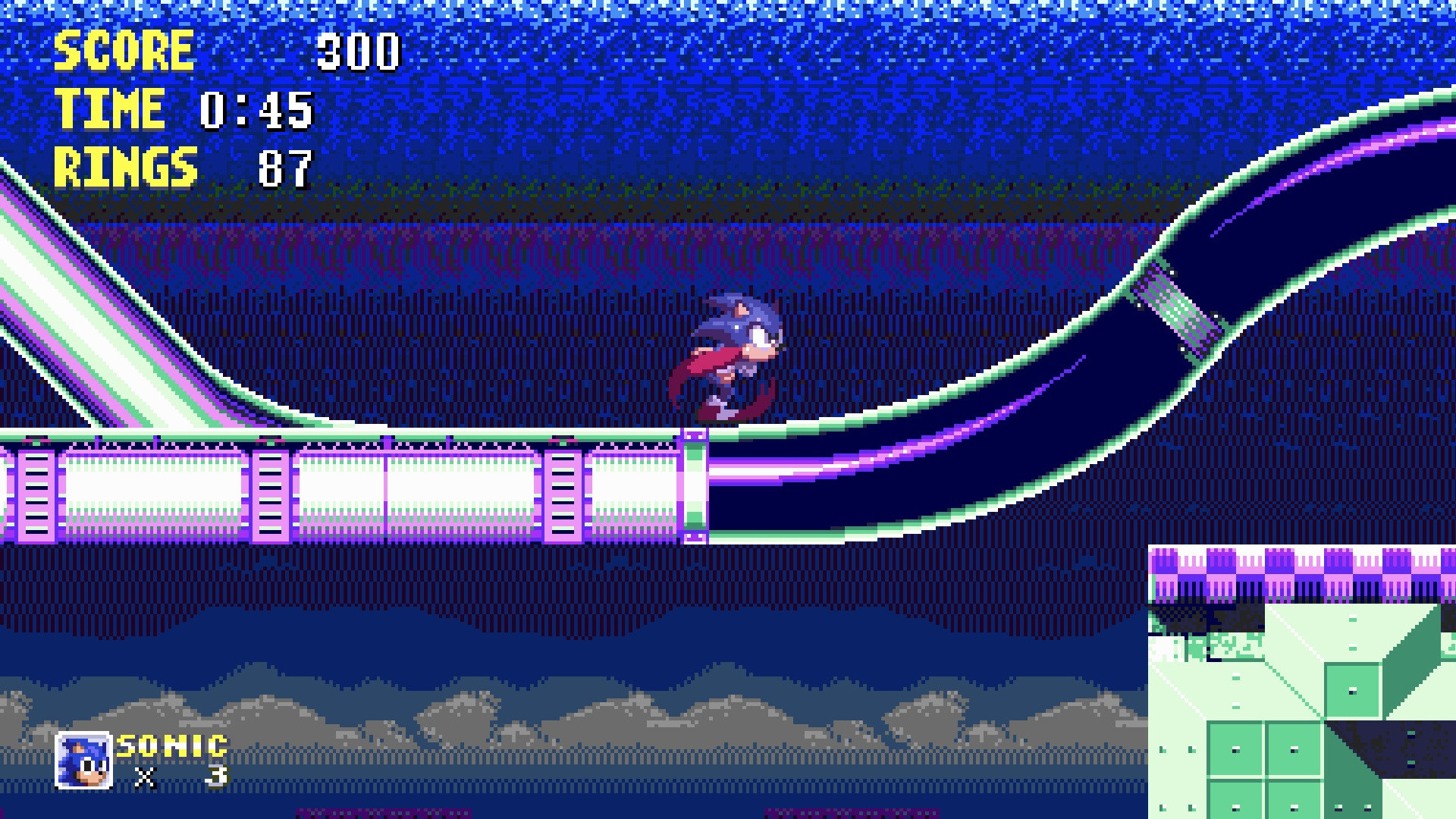 Genesis Styled Sonic Chaos HUD Mod for Sonic 3 A.I.R. | S3AIR Mods