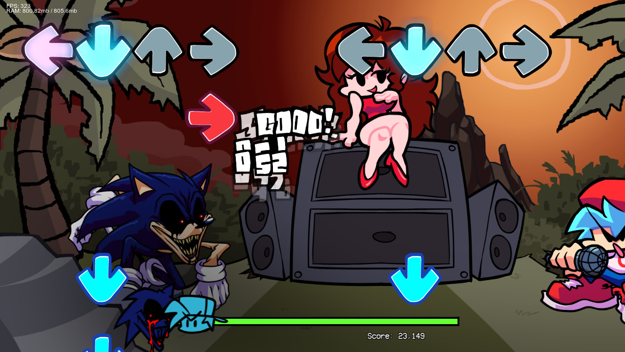 [SENSITIVE CONTENT] [V-Slice] Dizzy Charted - Sonic.EXE Fanchart Mod for Friday Night Funkin ...