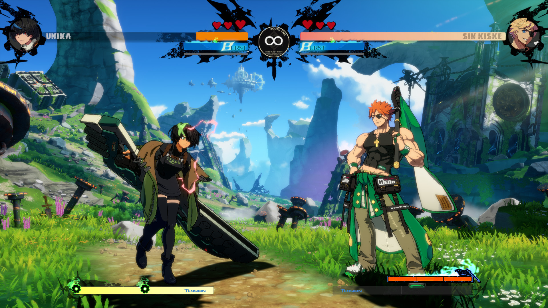 Personal Unika Color(01-11) Mod for GUILTY GEAR -STRIVE- | GGST Mods