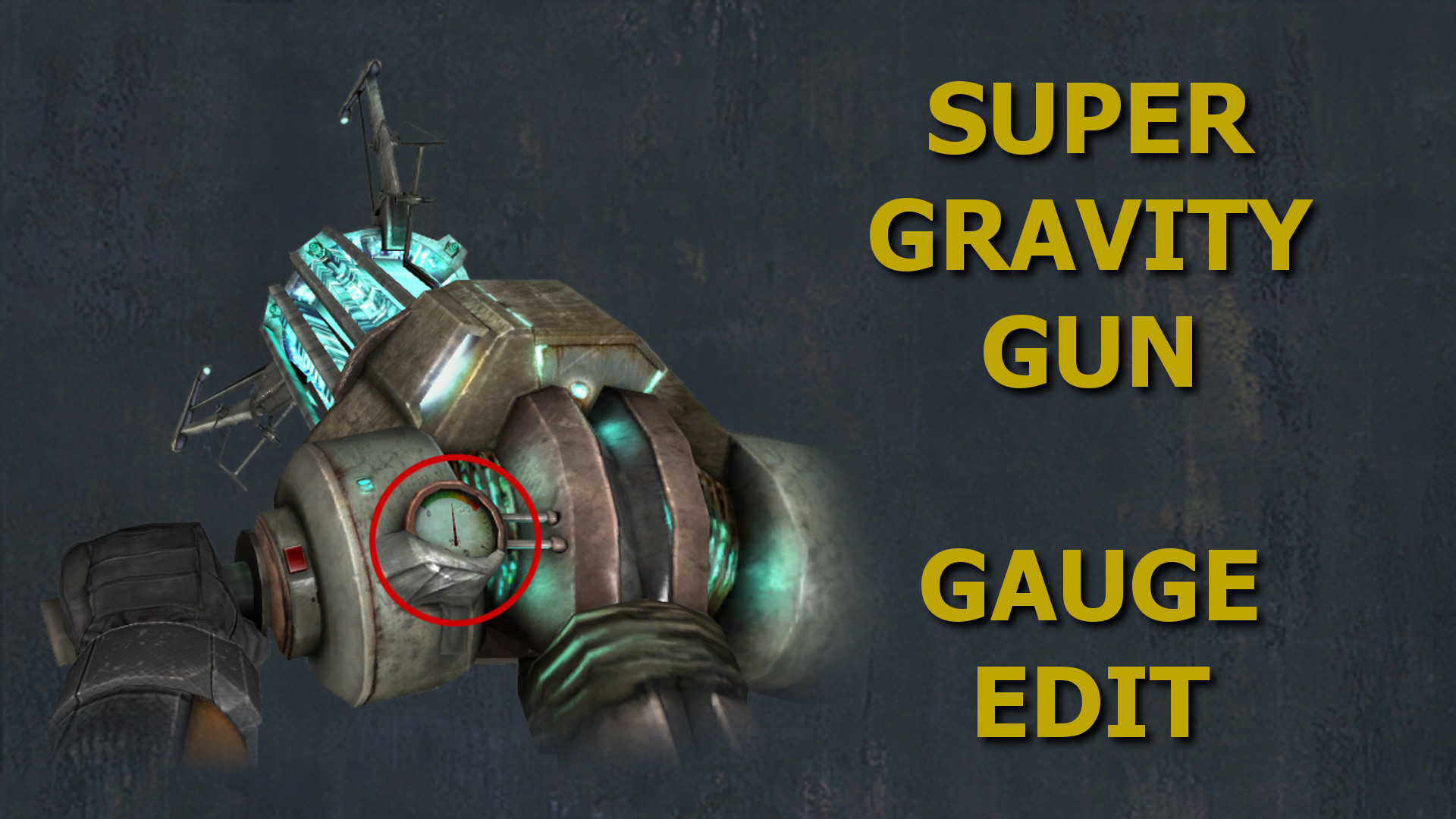 Supercharged Gravity Gun Gauge Edit Mod for Half-Life 2 | HL2 Mods