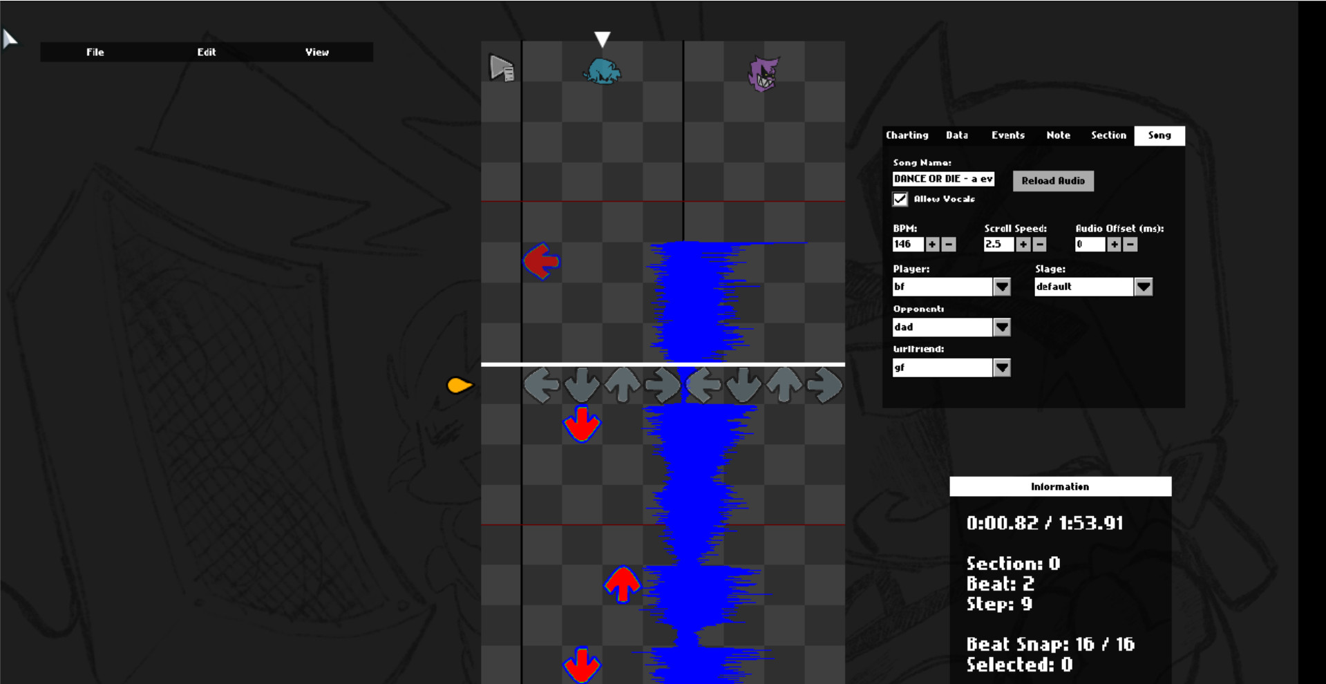 [SENSITIVE CONTENT] DANCE OR DIE (Visualizer Accurate Chart) Mod for ...