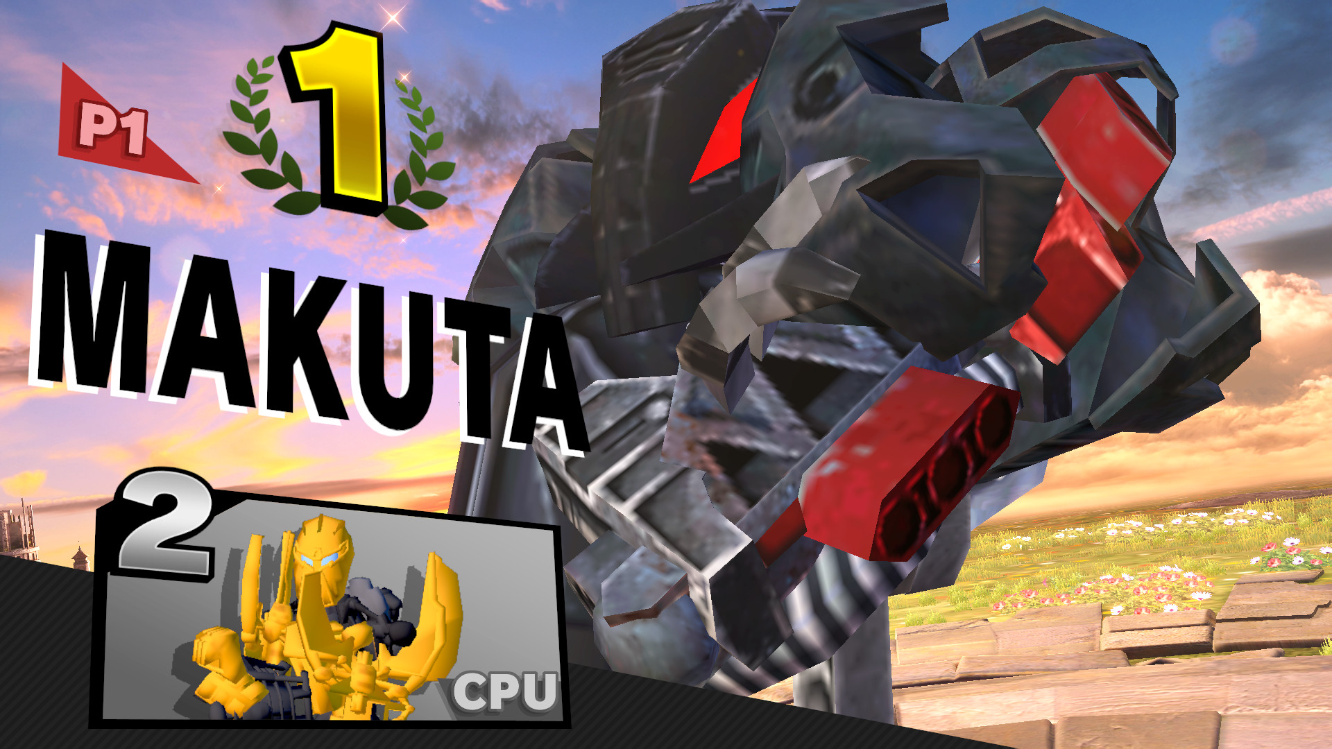 Bionicle Makuta Teridax over Ganondorf Mod for Super Smash Bros ...