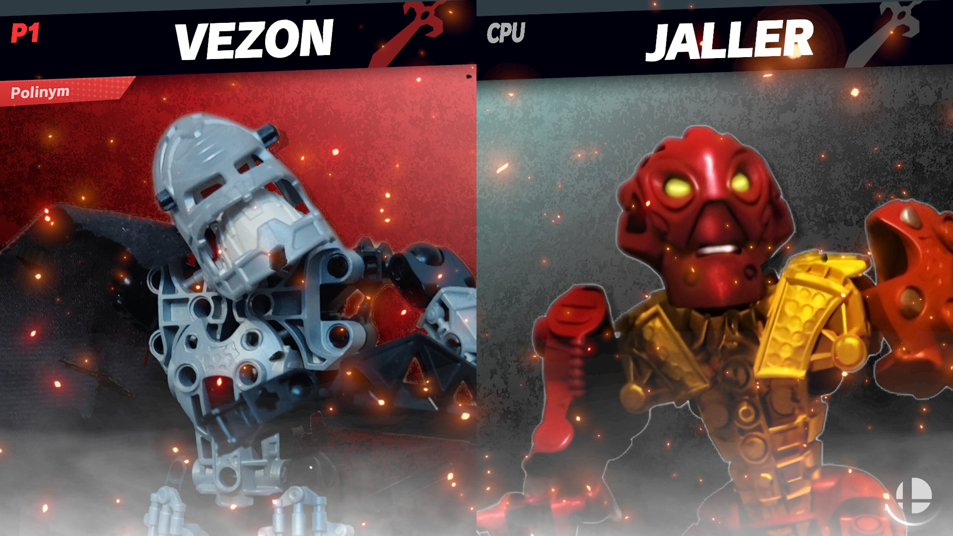 Bionicle Vezon & Fenrakk over Corrin Mod for Super Smash Bros. Ultimate ...