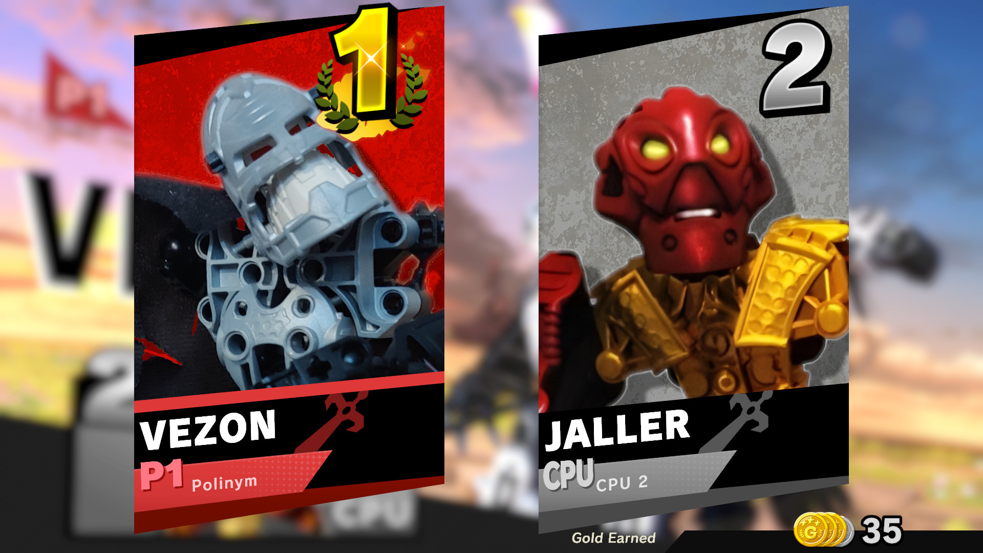 Bionicle Vezon & Fenrakk over Corrin Mod for Super Smash Bros. Ultimate ...