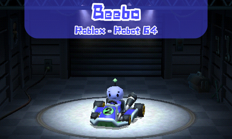 Beebo (Robot 64) Mod for Mario Kart 7 | MK7 Mods