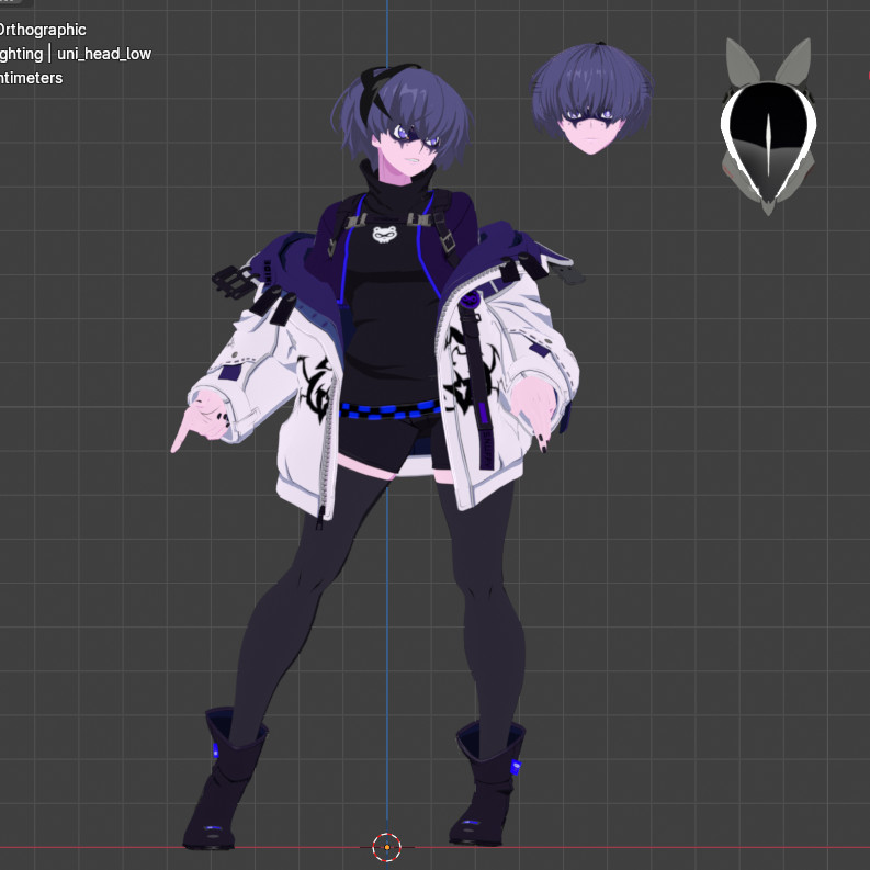 Snuffy Unika (blue/orange) Mod for GUILTY GEAR -STRIVE- | GGST Mods