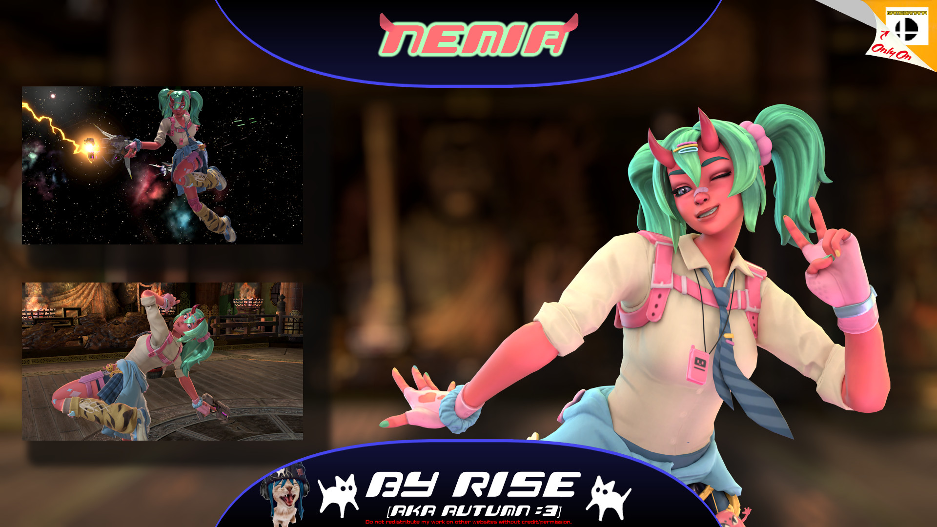 Nemia (Fortnite) Mod for Super Smash Bros. Ultimate | SSBU Mods