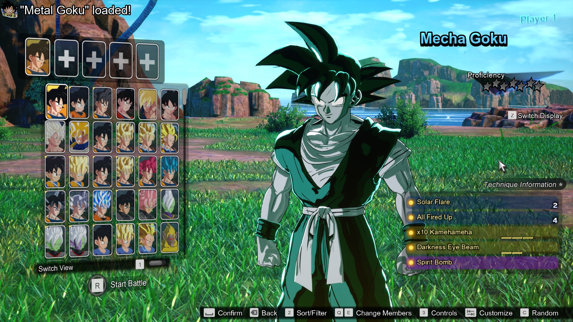 Metal Goku for Mecha Goku (dababysaga) Mod for Dragon Ball: Sparking ...