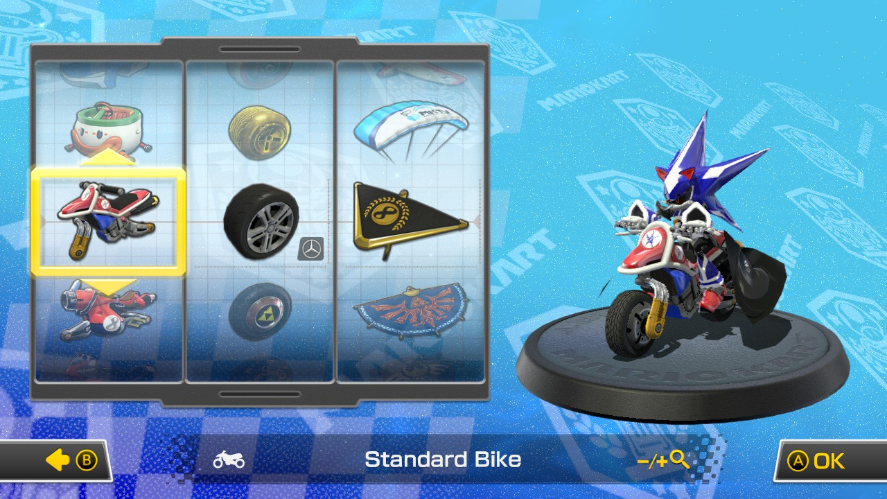 Neo Metal Sonic over Mario Mod for Mario Kart 8 Deluxe | MK8D Mods