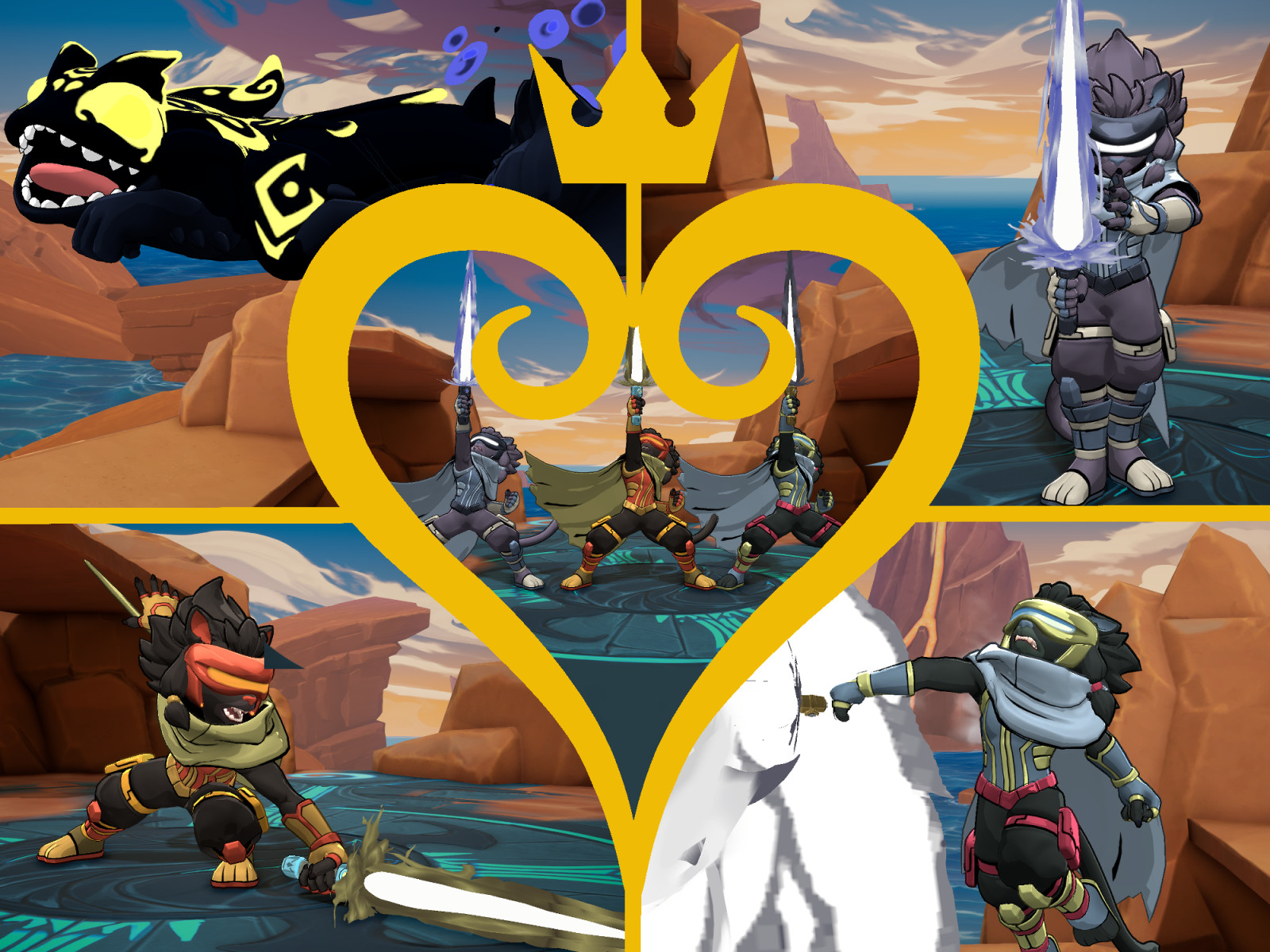 KH:Wayfinder Trio Clarien Mod for Rivals of Aether II | ROA2 Mods