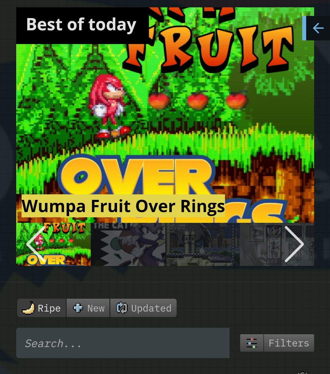 Wumpa Fruit Over Rings Mod for Sonic 3 A.I.R. | S3AIR Mods