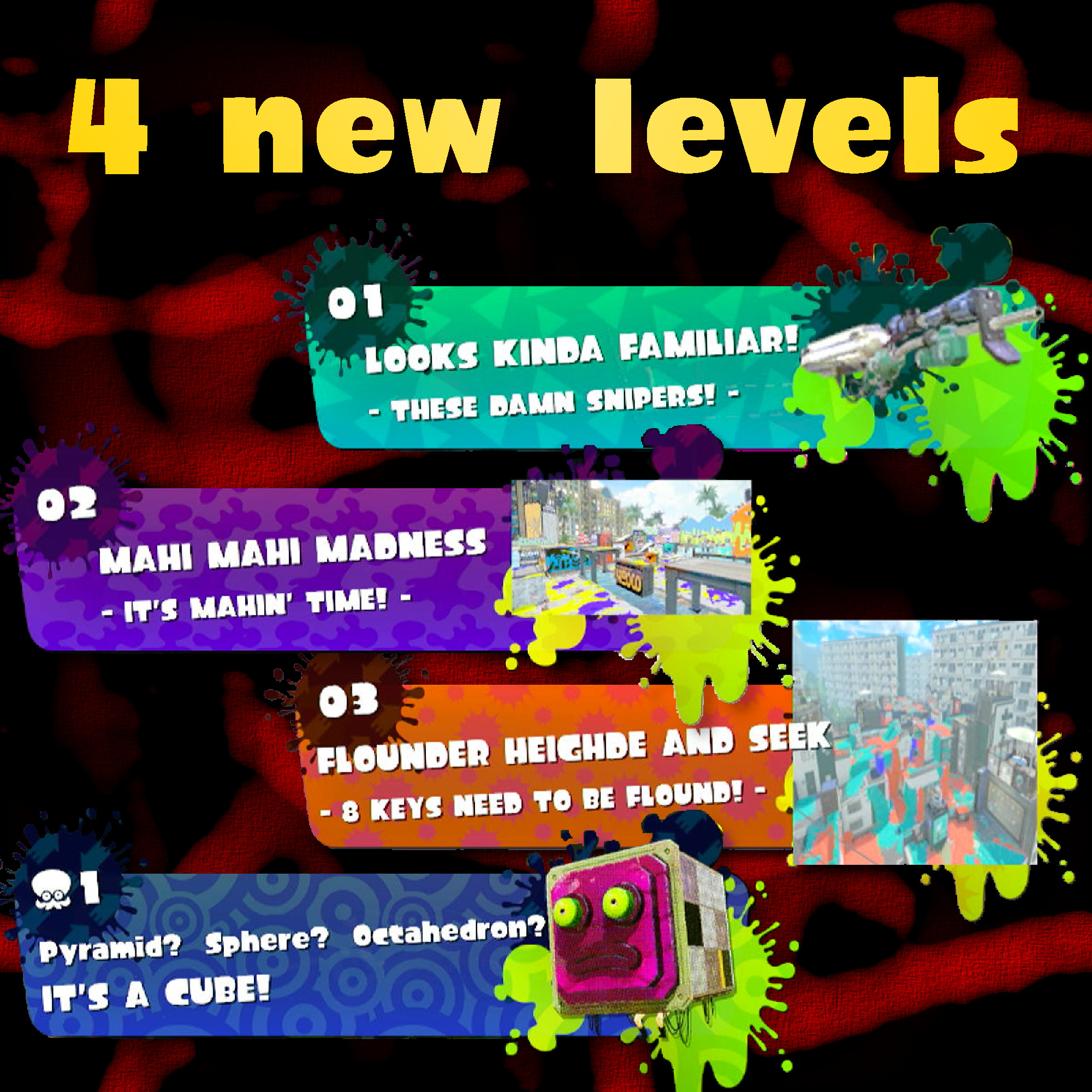 Hellish Valley - A tough challenge Mod for Splatoon | Splatoon Mods