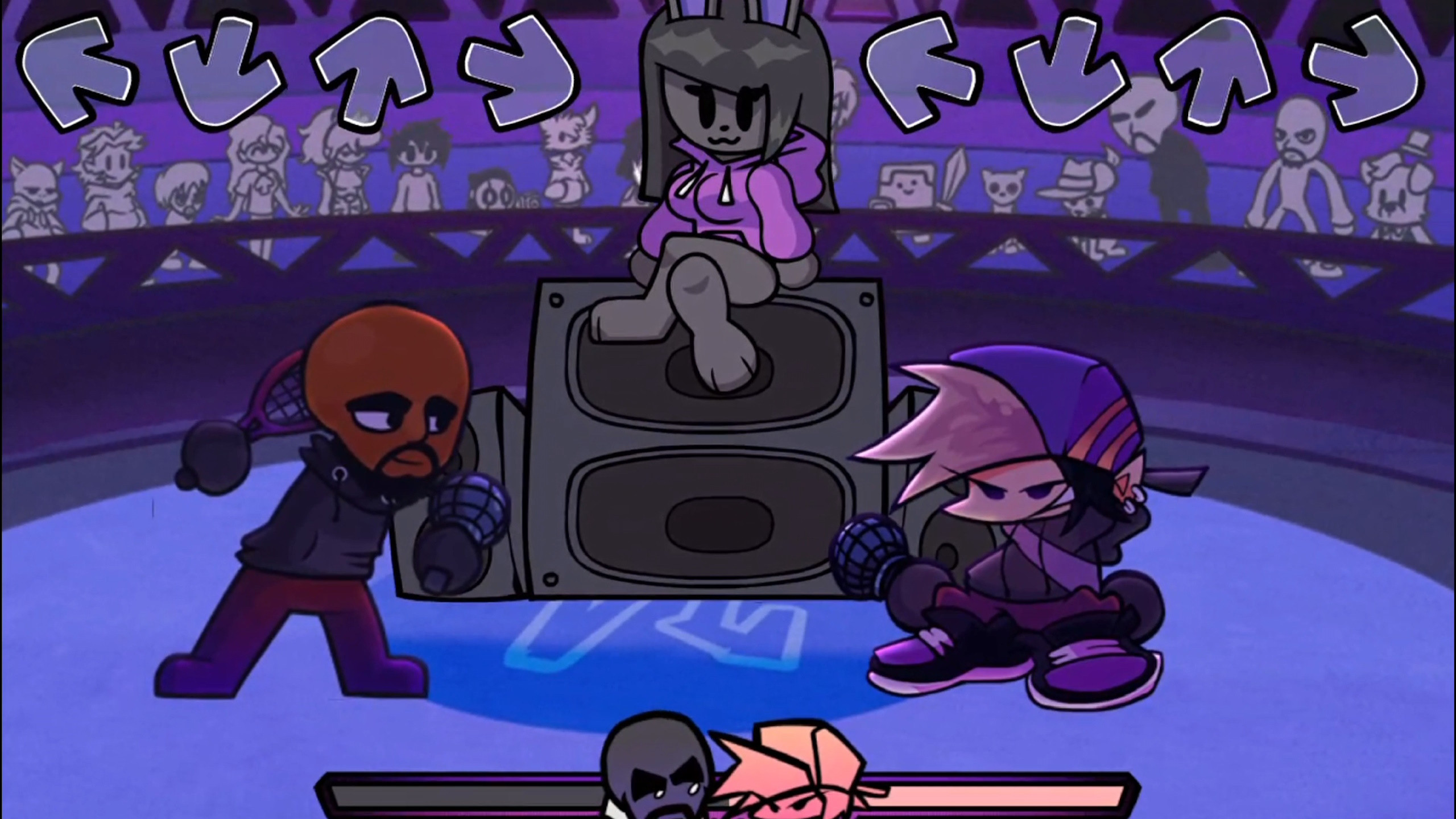 Stella The Bunny over GF Mod for Friday Night Funkin' | FNF Mods
