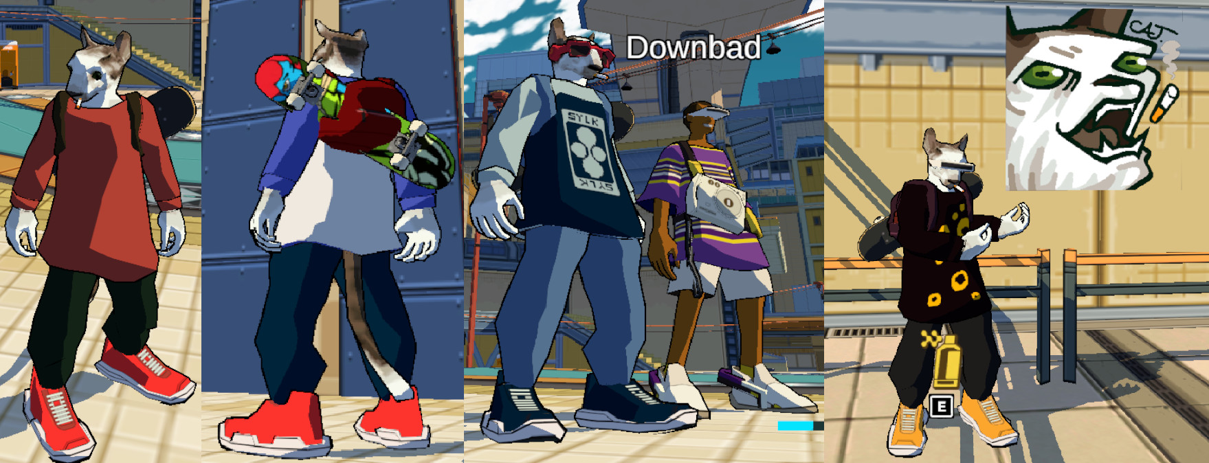 Smith Cat (Tribute) Mod for Bomb Rush Cyberfunk | BRC Mods