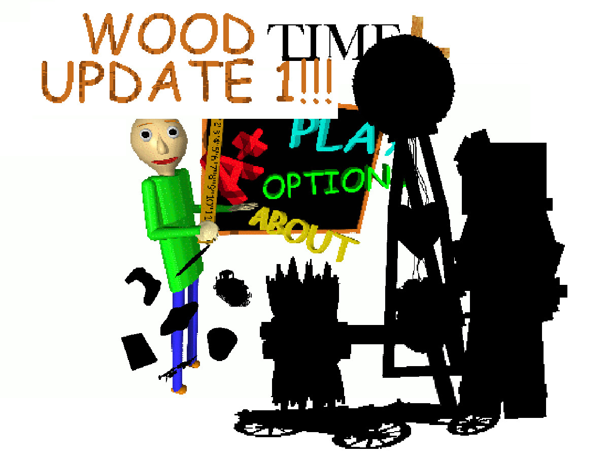 [SENSITIVE CONTENT] Baldi's Basics Plus WOOD TIME! Mod for Baldi's ...