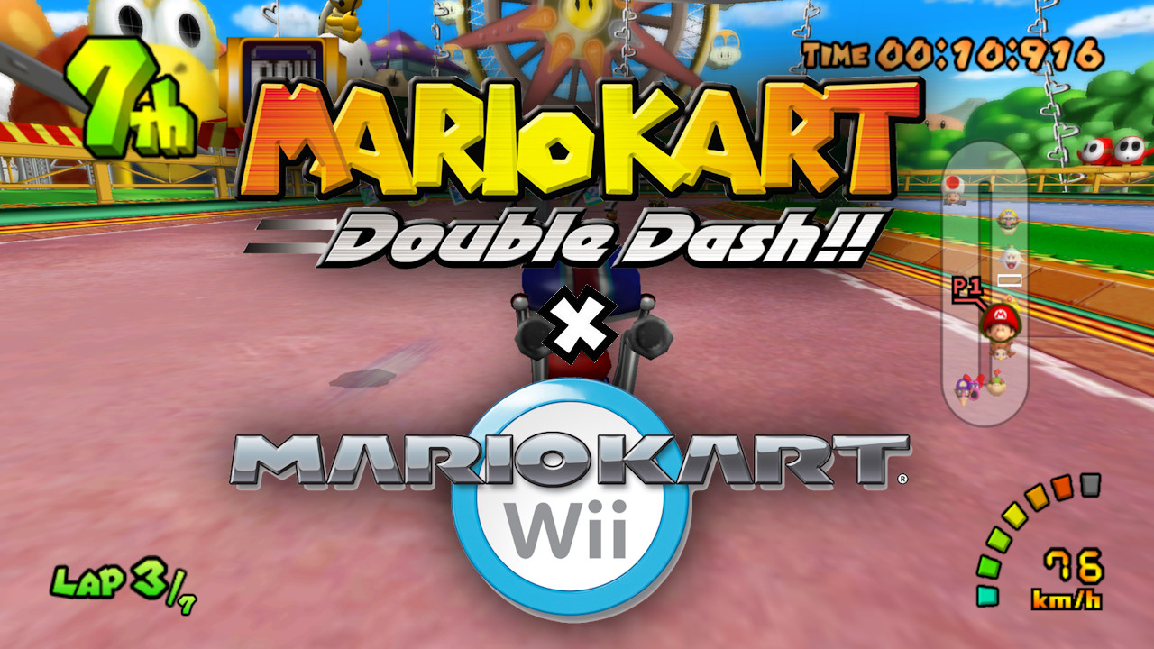 Mario Kart Double Dash!! HUD Mod for Mario Kart Wii | MKWii Mods