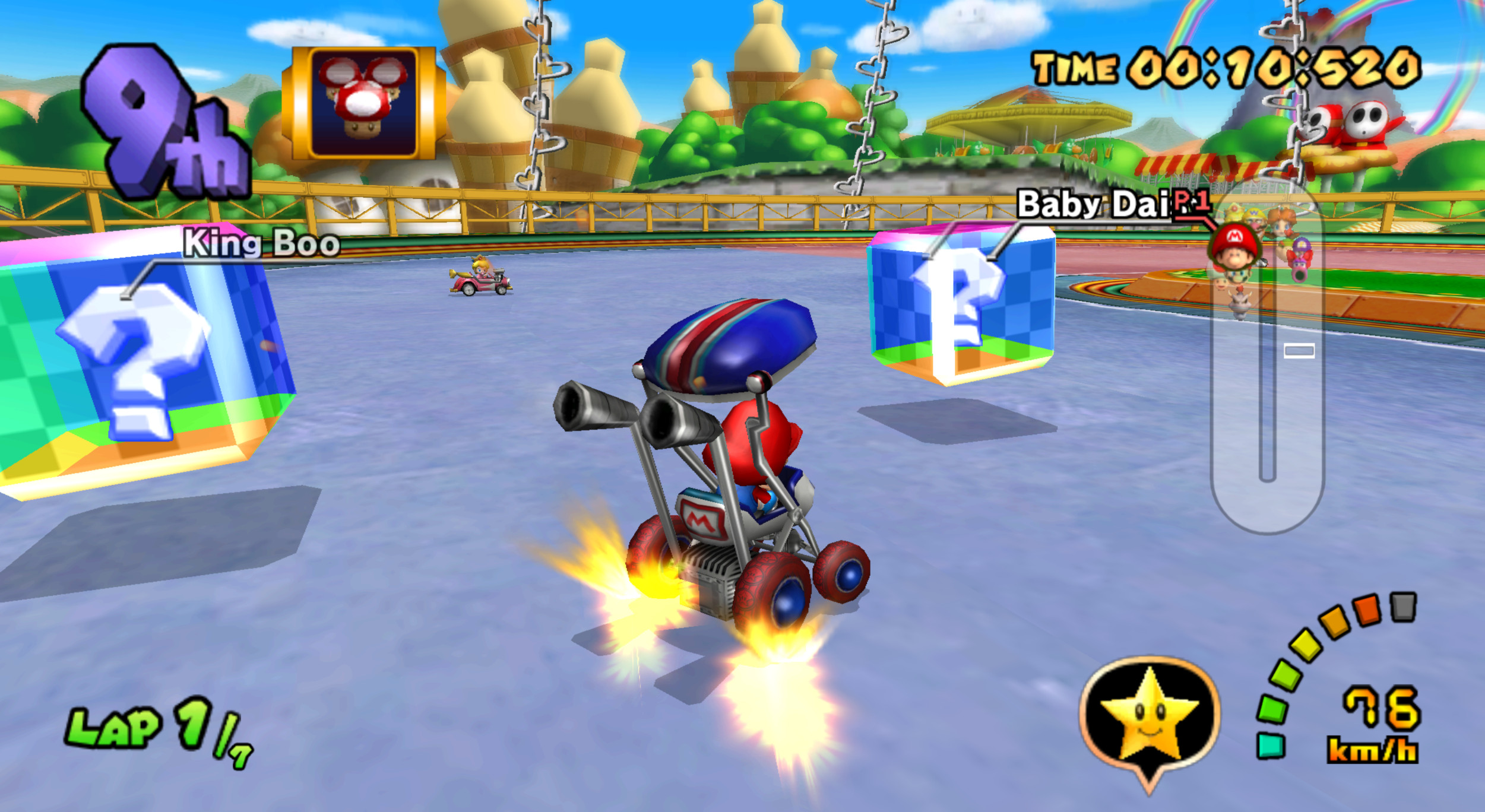 Mario Kart Double Dash!! HUD Mod for Mario Kart Wii | MKWii Mods