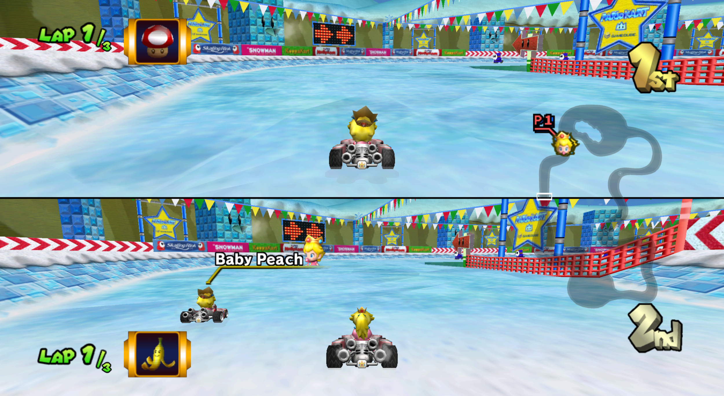 Mario Kart Double Dash!! HUD Mod for Mario Kart Wii | MKWii Mods