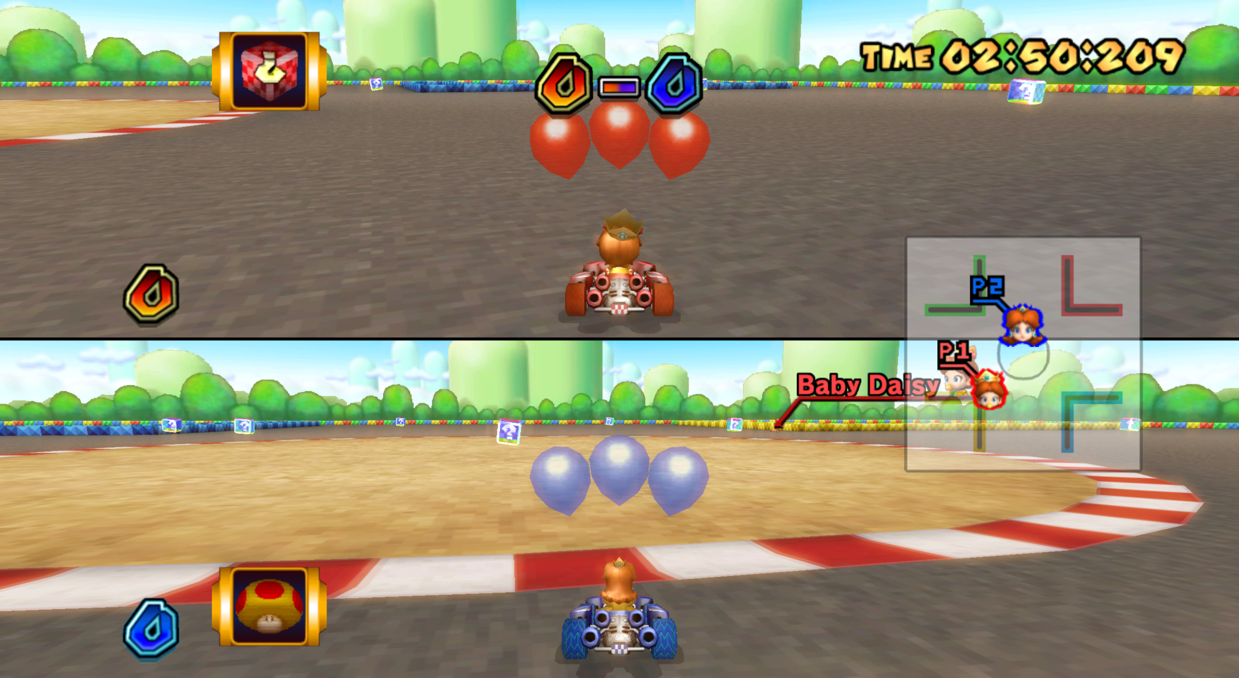 Mario Kart Double Dash!! HUD Mod for Mario Kart Wii | MKWii Mods