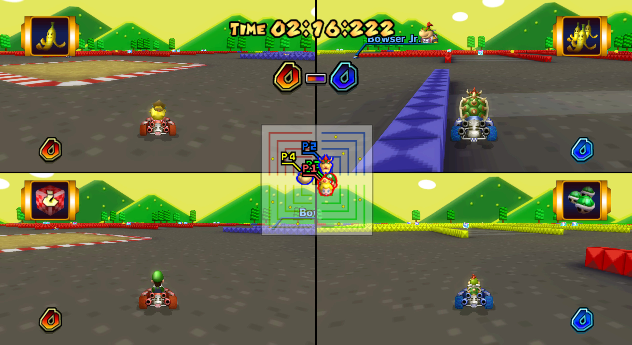 Mario Kart Double Dash!! HUD Mod for Mario Kart Wii | MKWii Mods