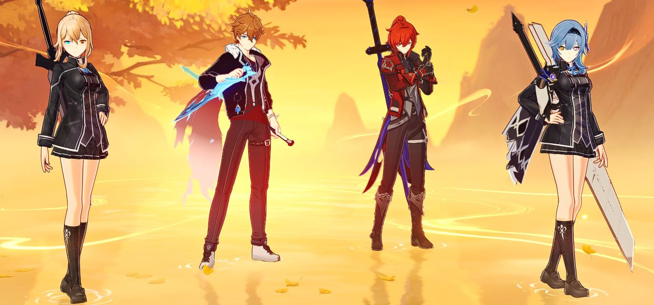 Eula School Uniform with Sword Mod for Genshin Impact | GI Mods