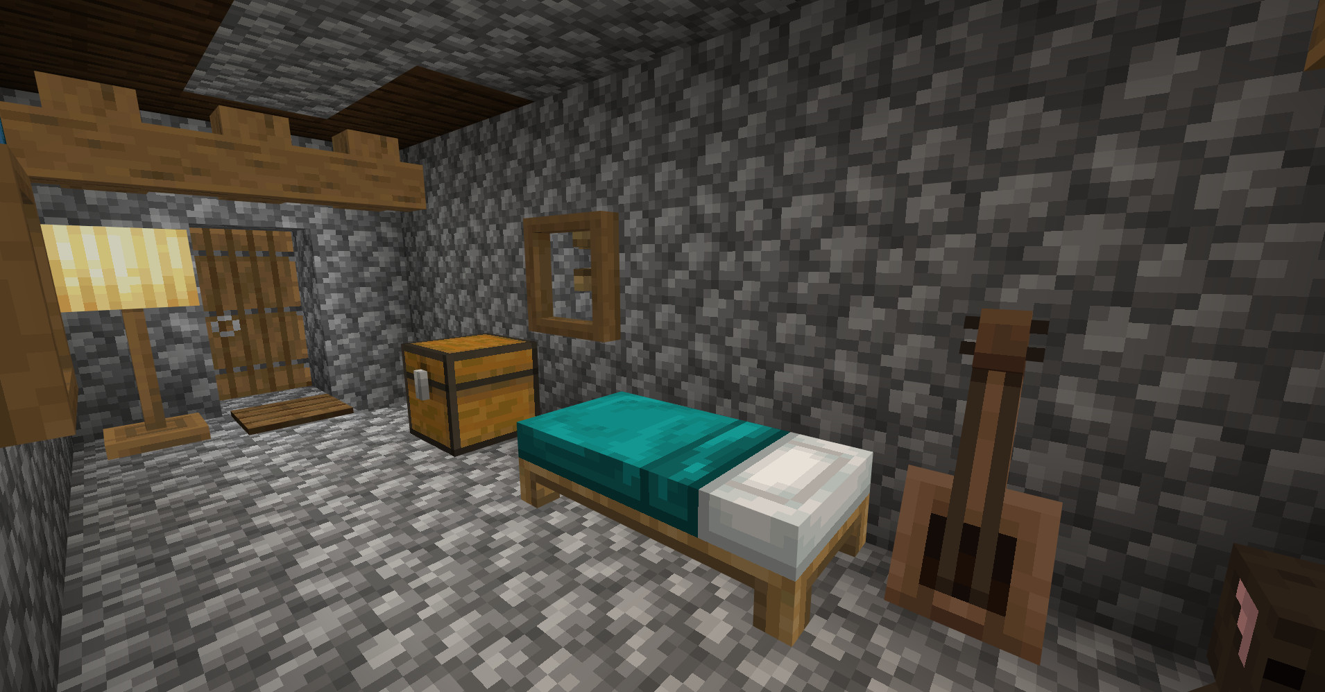 Krissies Mountain castle! Mod for Minecraft: Bedrock Edition | MC:BE Mods