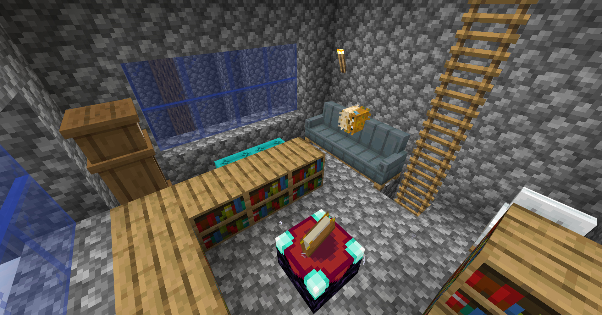 Krissies Mountain castle! Mod for Minecraft: Bedrock Edition | MC:BE Mods