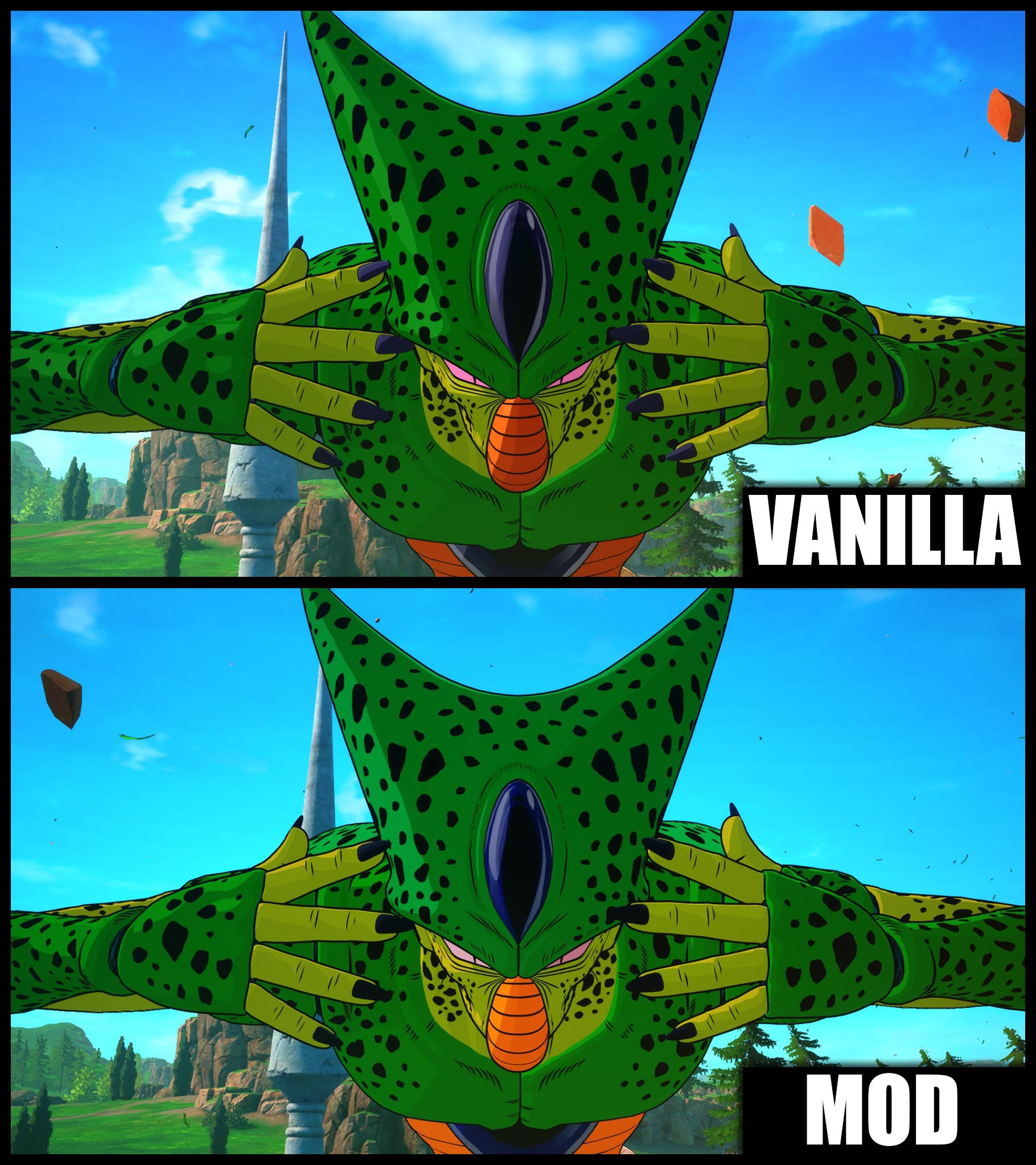 Cell - Color Corrected [Replacer] Mod for Dragon Ball: Sparking! ZERO ...