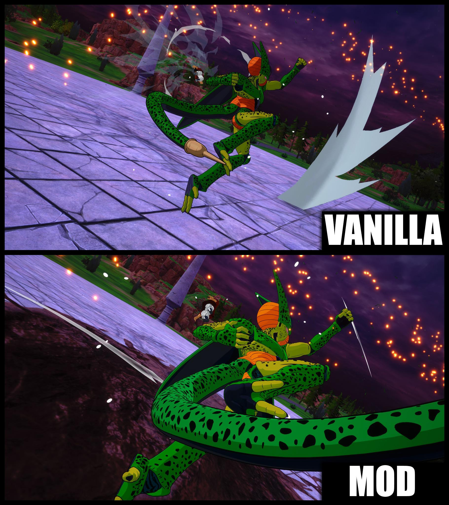 Cell - Color Corrected [Replacer] Mod for Dragon Ball: Sparking! ZERO ...