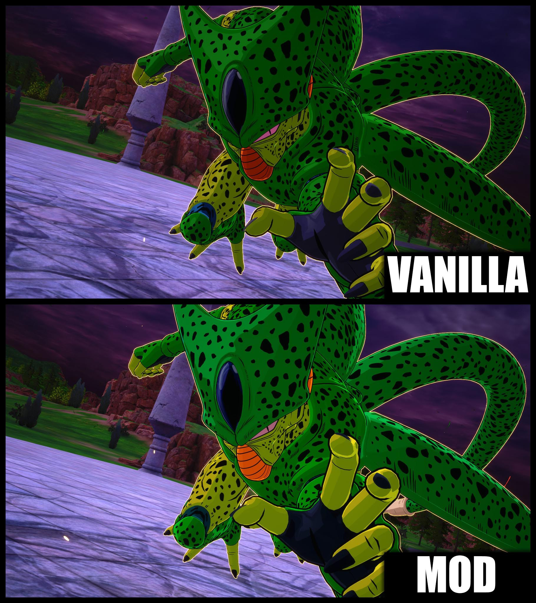 Cell - Color Corrected [Replacer] Mod for Dragon Ball: Sparking! ZERO ...