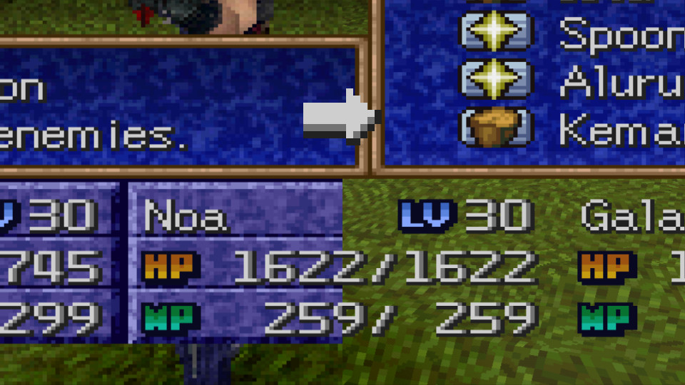 Transparent Battle Status (DuckStation) Mod for Legend of Legaia | LoL Mods