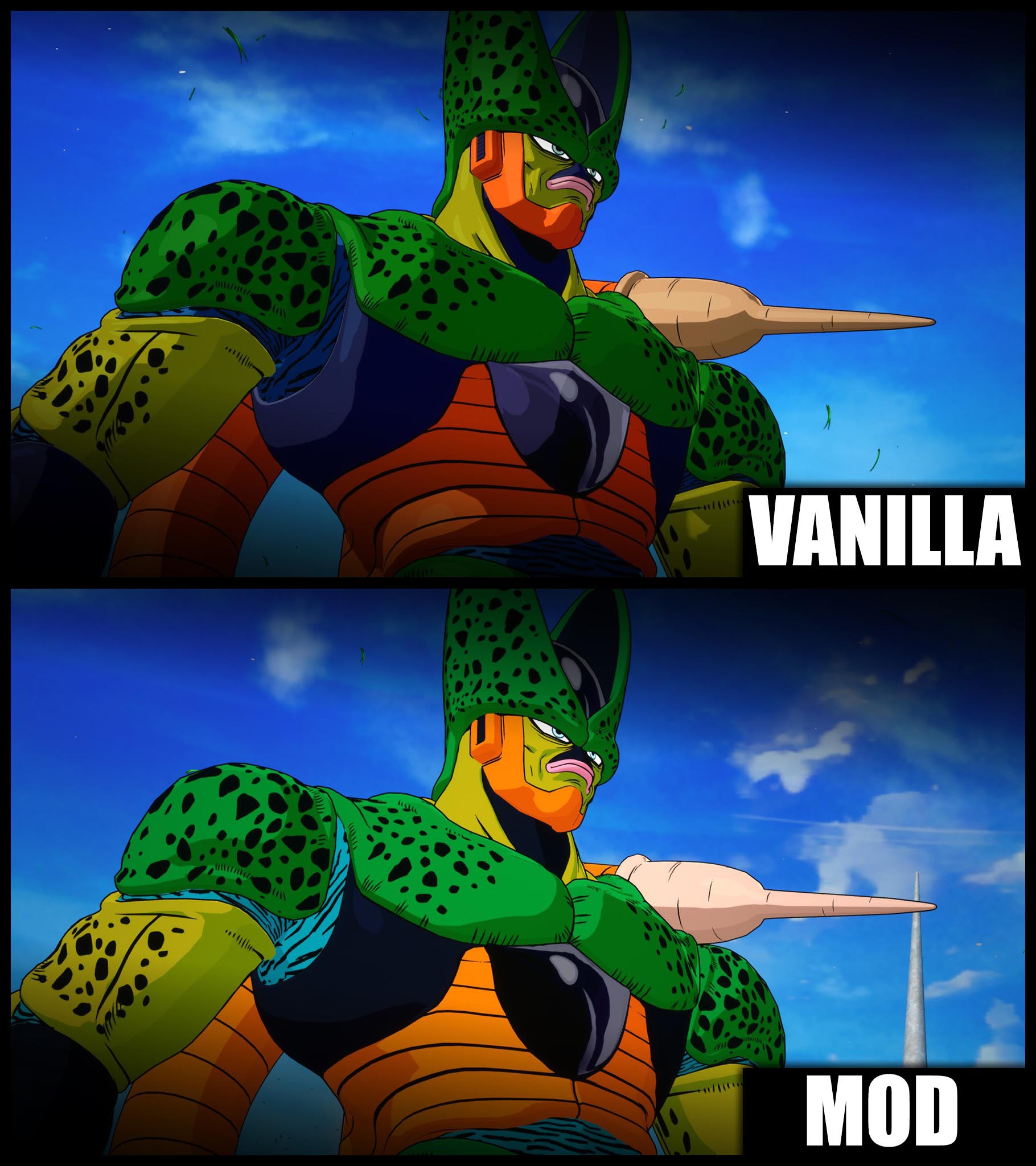 Cell - Color Corrected [Replacer] Mod for Dragon Ball: Sparking! ZERO ...