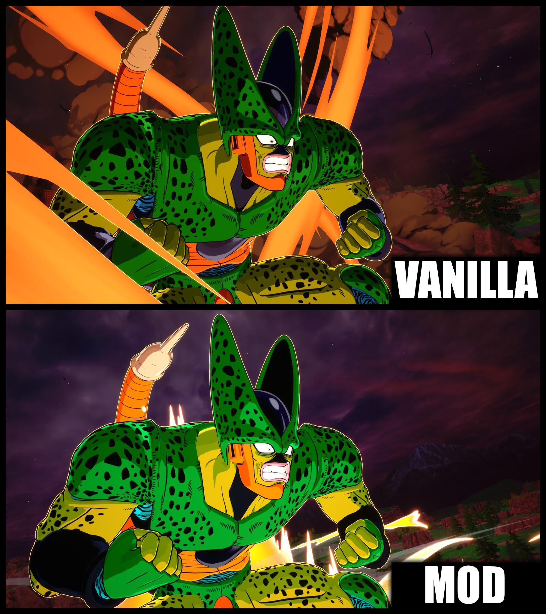 Cell - Color Corrected [Replacer] Mod for Dragon Ball: Sparking! ZERO ...