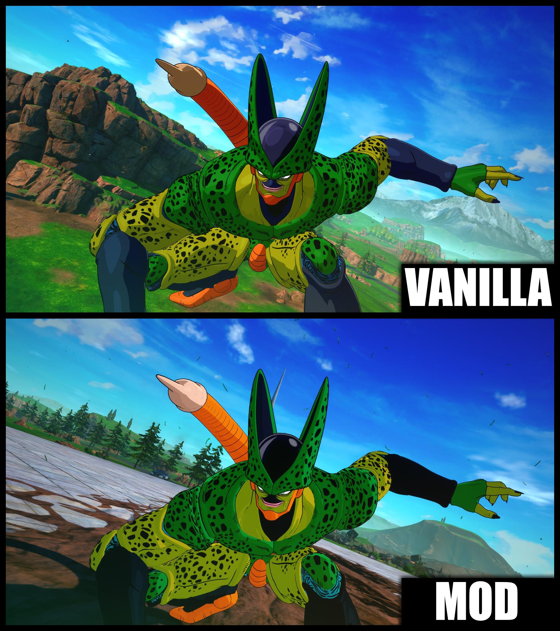 Cell - Color Corrected [Replacer] Mod for Dragon Ball: Sparking! ZERO ...