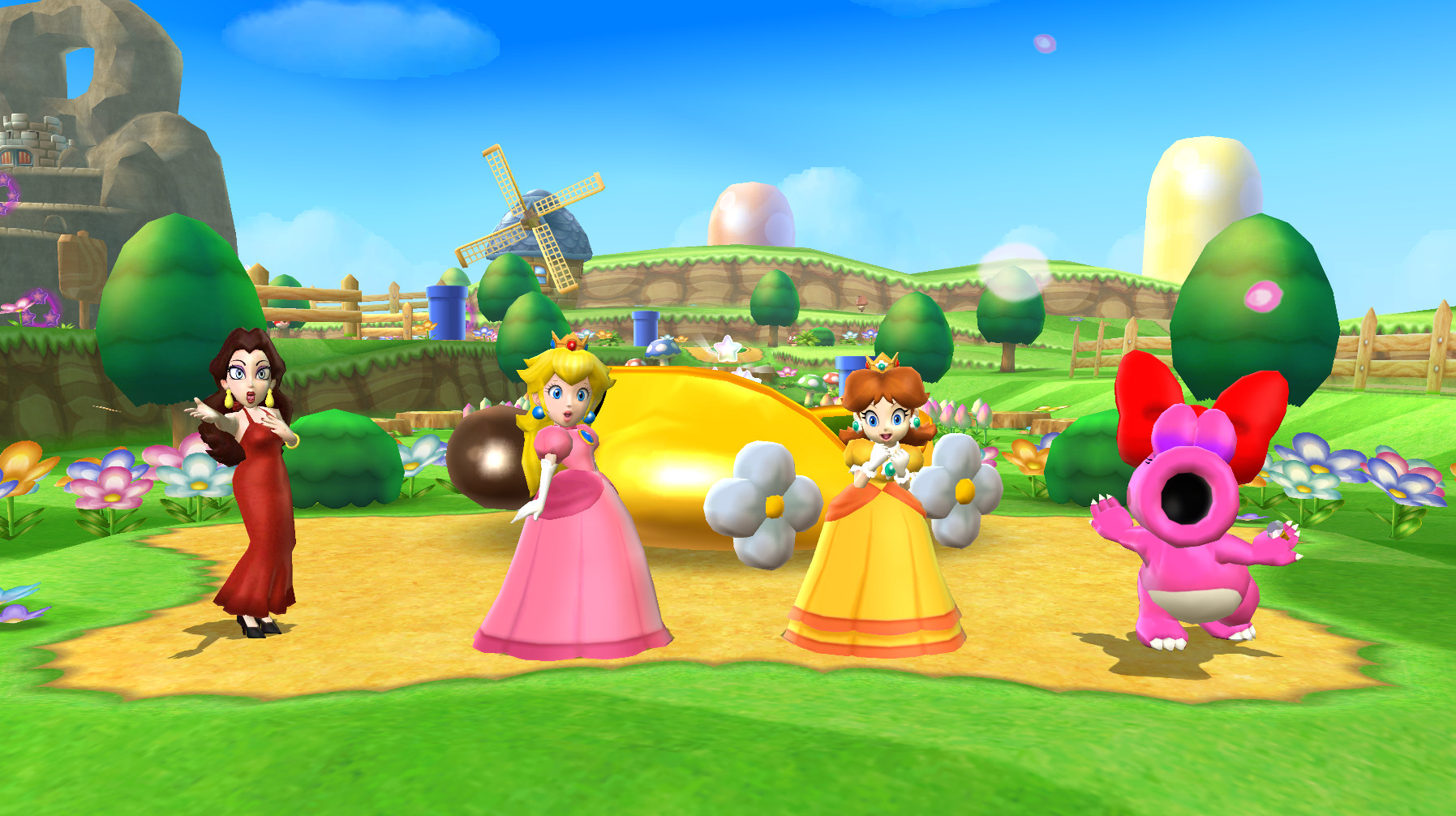 Playable Pauline + UI Mod for Mario Party 9 | MP9 Mods