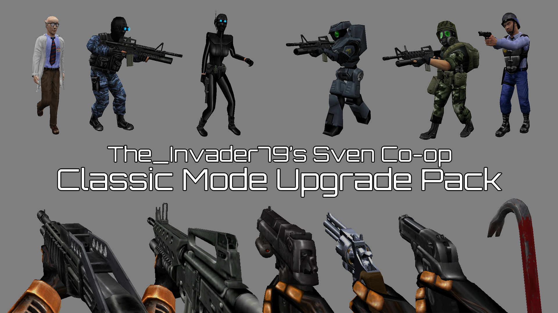 Sven Co-op Classic Mode Upgrade Pack Mod for Sven Co-op | SC Mods