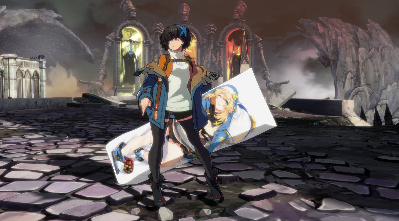 Bridget Body Pillow (for Unika) Mod for GUILTY GEAR -STRIVE- | GGST Mods